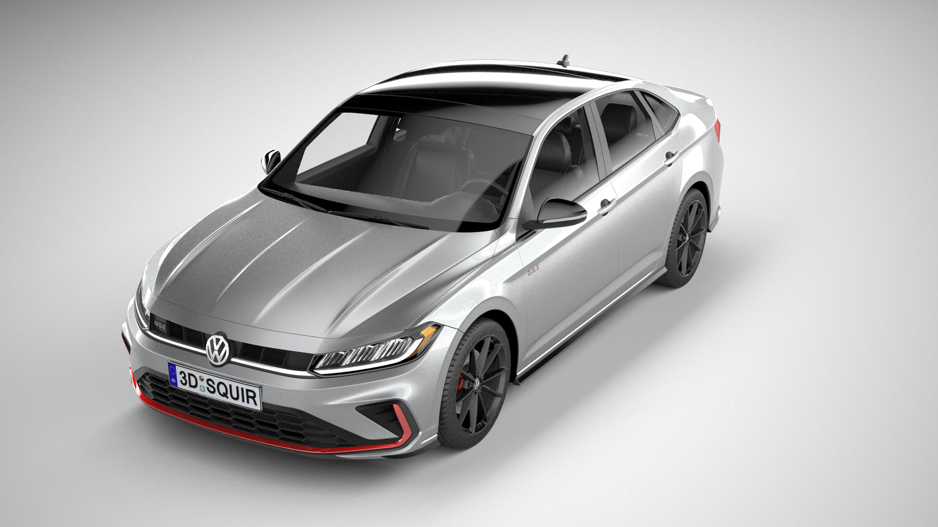3D Volkswagen Jetta GLI 2025 Model - TurboSquid 2283437