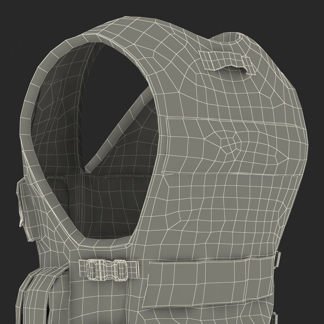 3d Swat Vest 2 Model