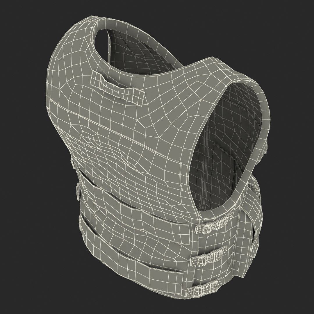 3d Swat Vest 2 Model