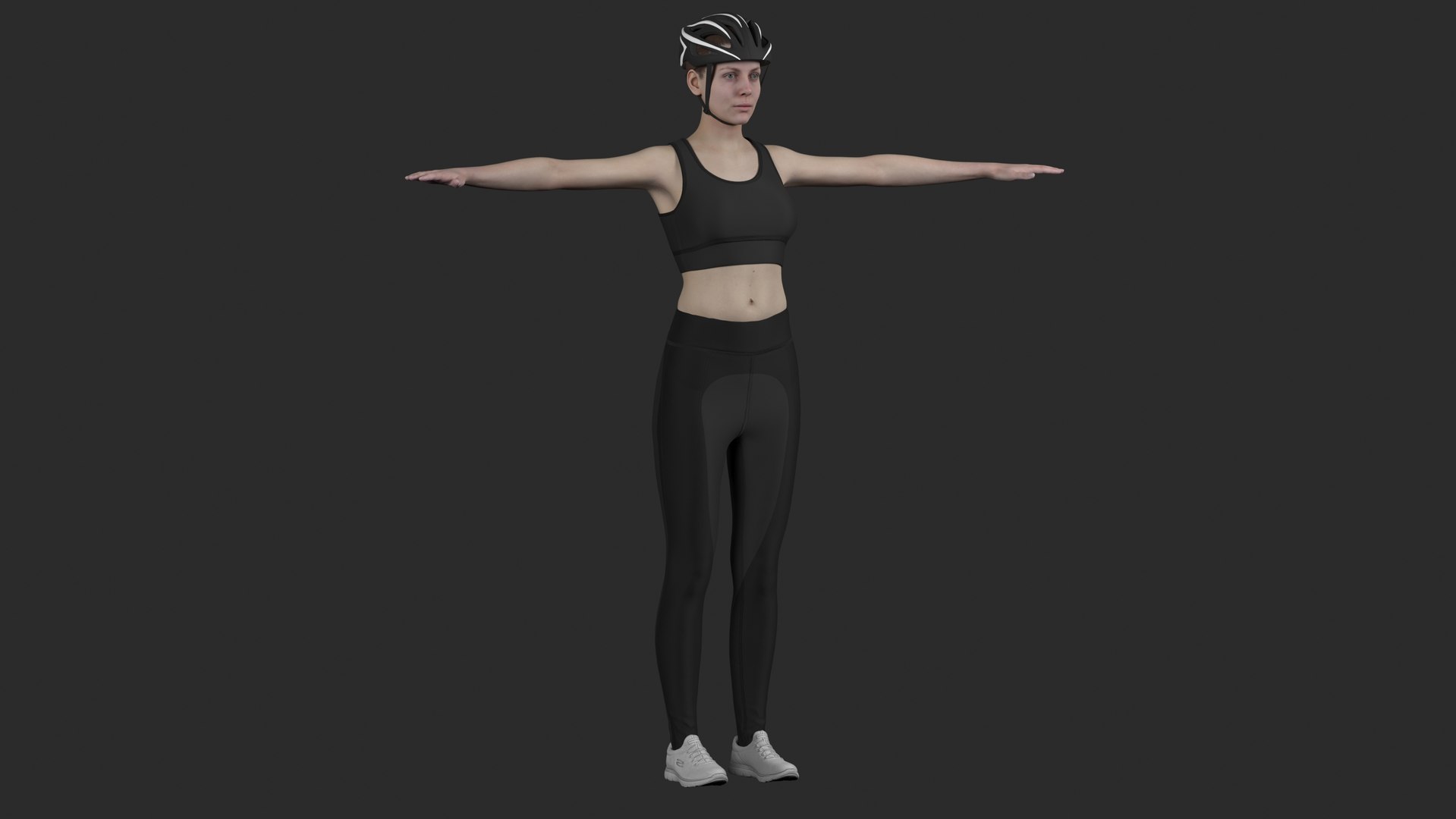 Female Bicycle Rider 3D model - TurboSquid 2052006