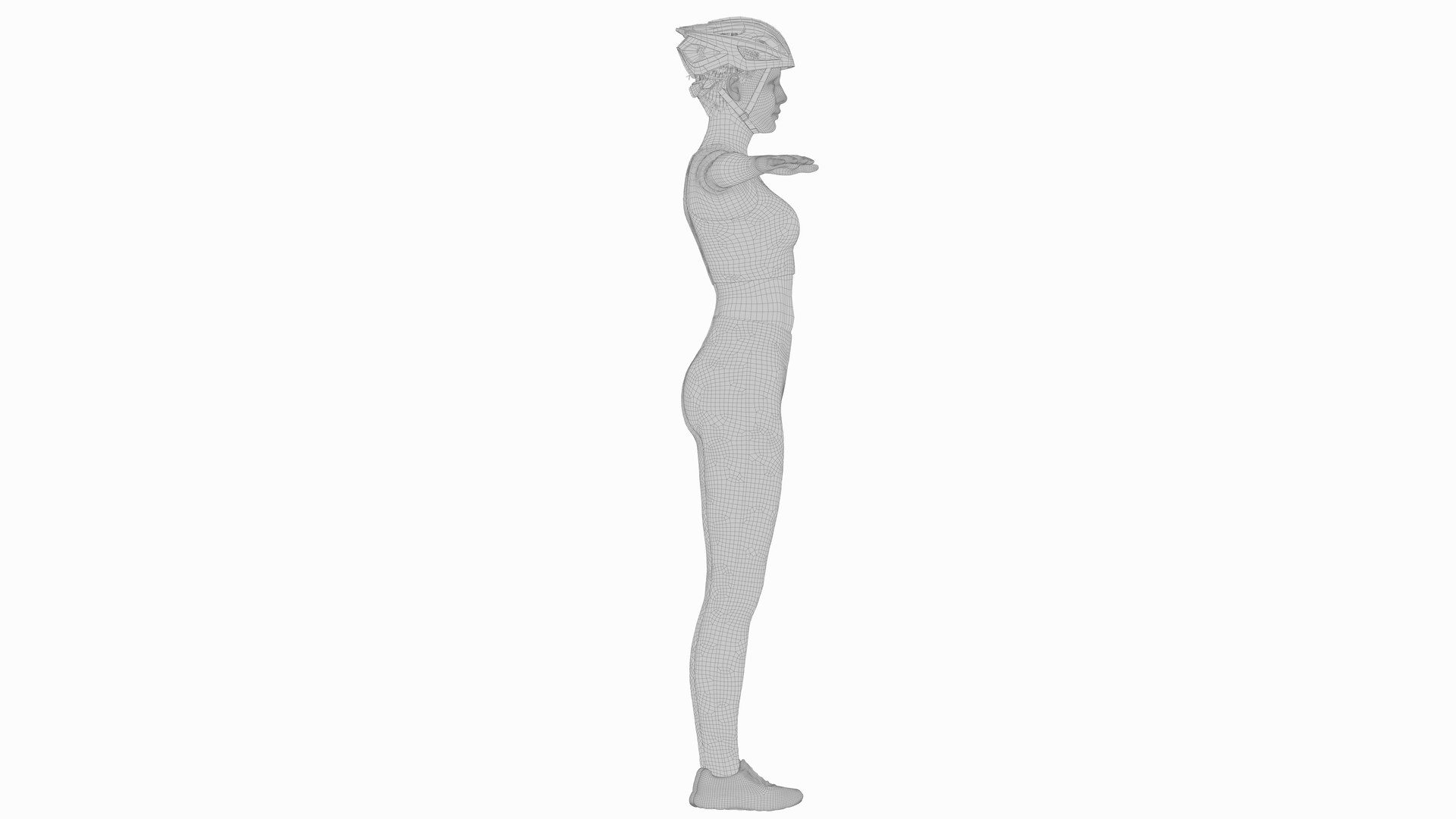 Female Bicycle Rider 3D model - TurboSquid 2052006