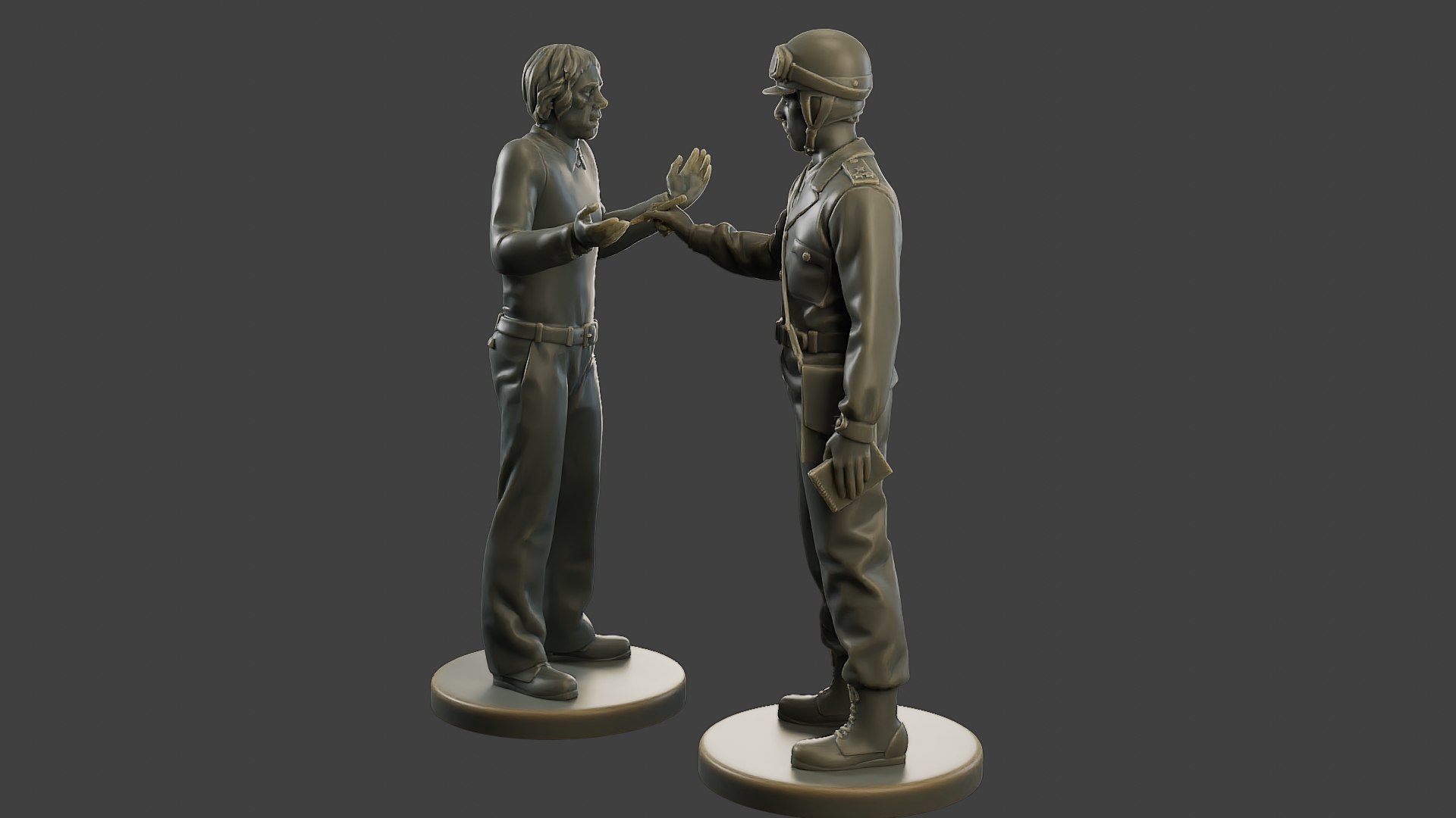 3D CzechSlovak Communist police Motorcycle 004 - TurboSquid 2067577