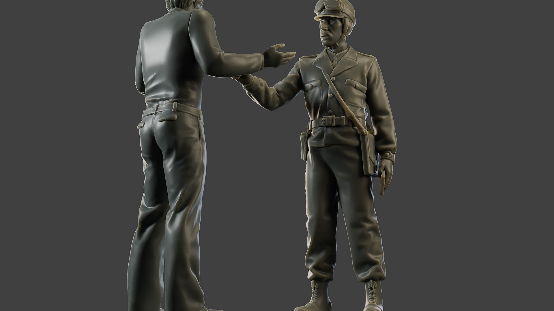 3D CzechSlovak Communist police Motorcycle 004 - TurboSquid 2067577