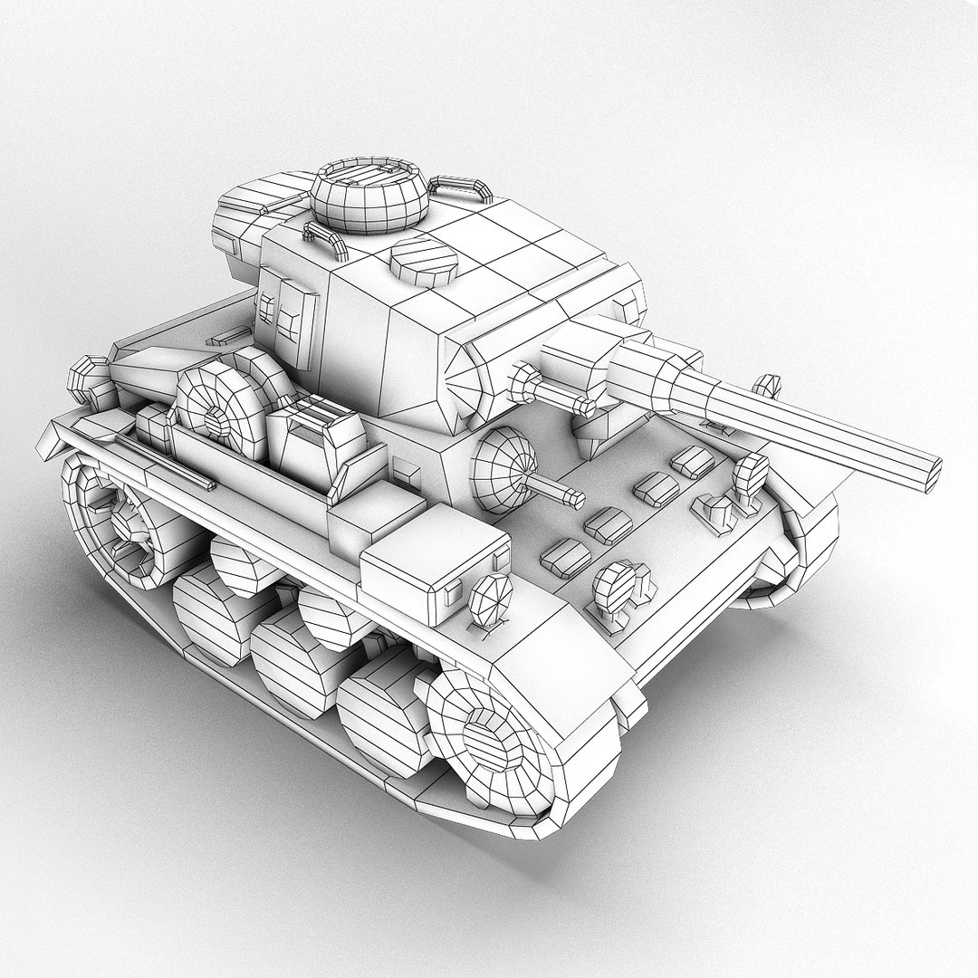 Cartoon Panzer Iii 3D - TurboSquid 1215276
