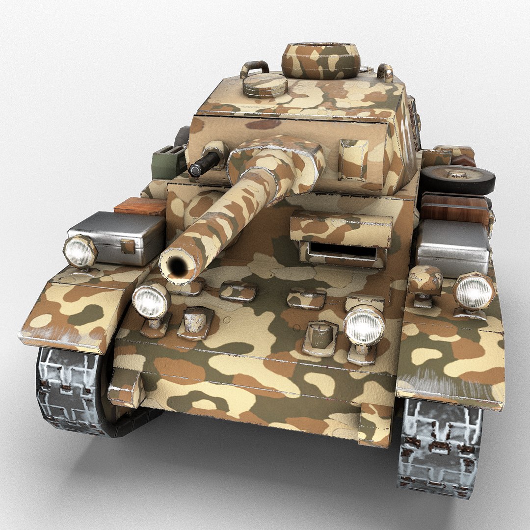 Cartoon Panzer Iii 3D - TurboSquid 1215276