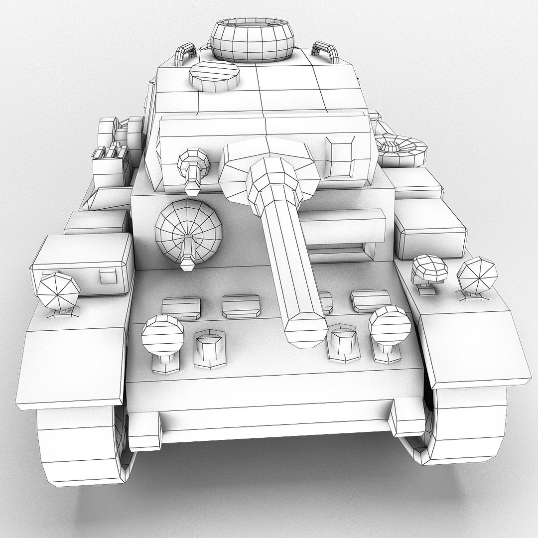 Cartoon Panzer Iii 3D - TurboSquid 1215276