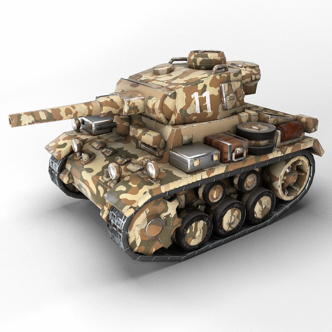 Cartoon Panzer Iii 3D - TurboSquid 1215276