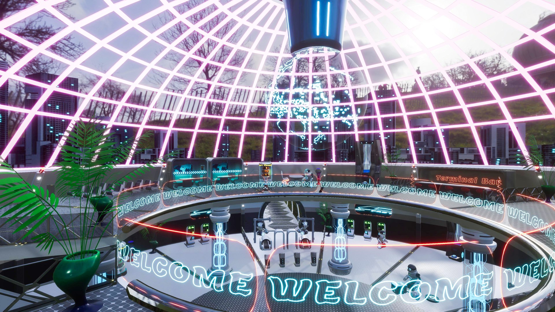 FUTURISTIC SCI-FI TERMINAL BUILDING 3D - TurboSquid 1735426