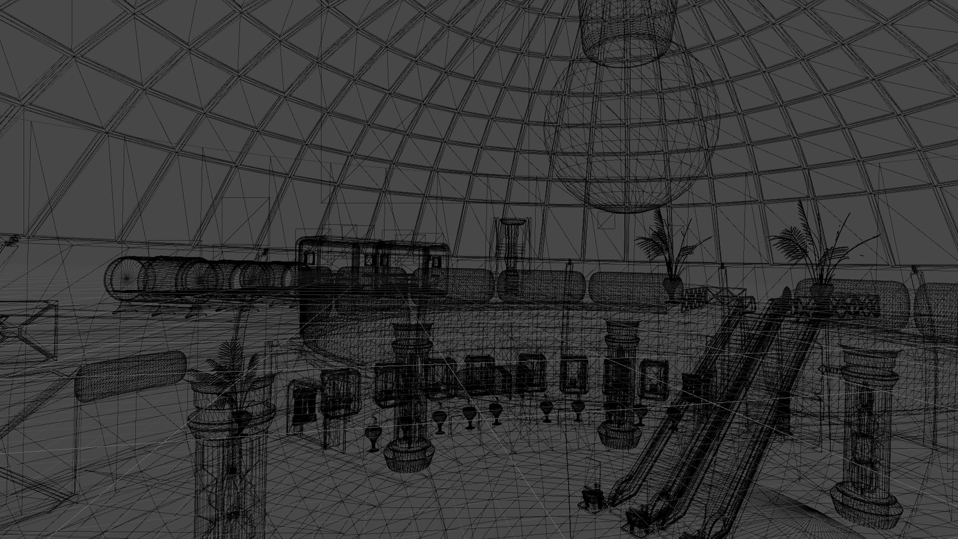FUTURISTIC SCI-FI TERMINAL BUILDING 3D - TurboSquid 1735426