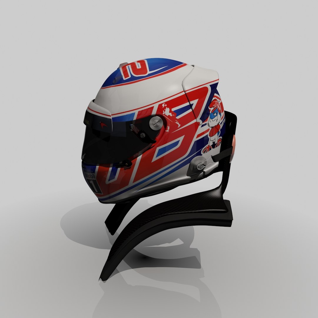 Formula 1 Jenson Buttons 3d Model