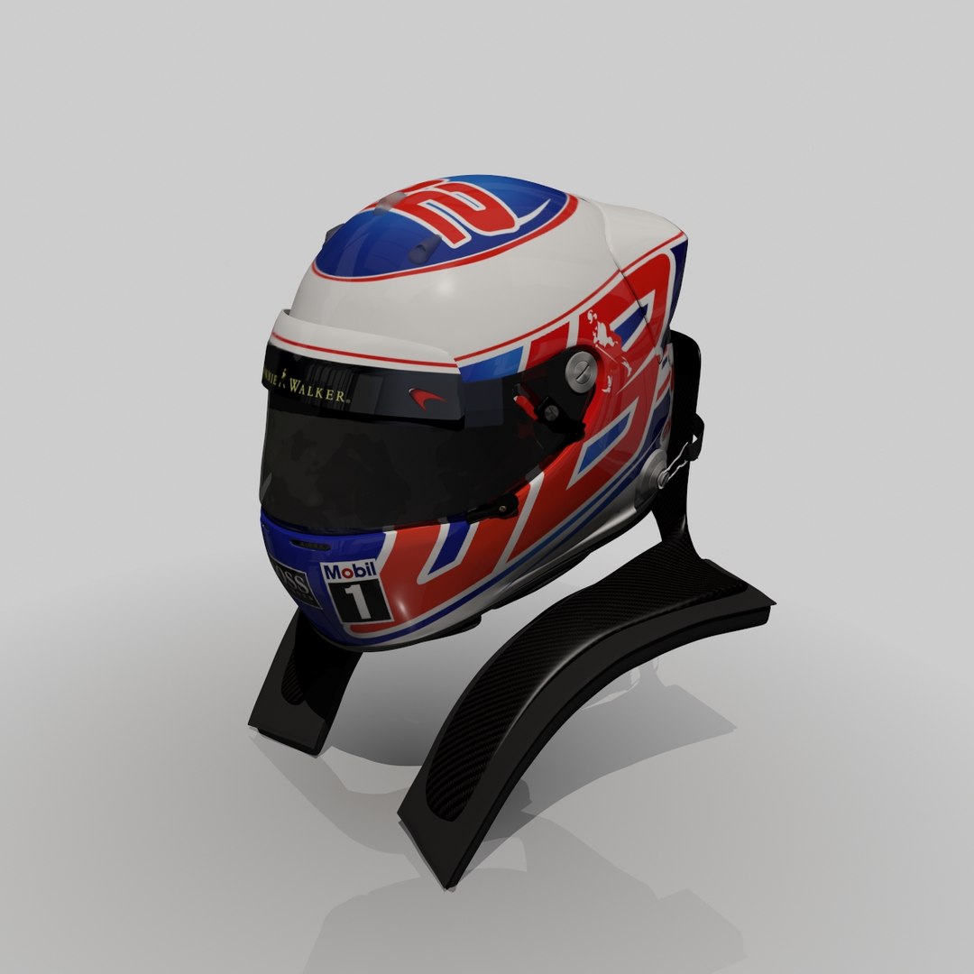 Formula 1 Jenson Buttons 3d Model