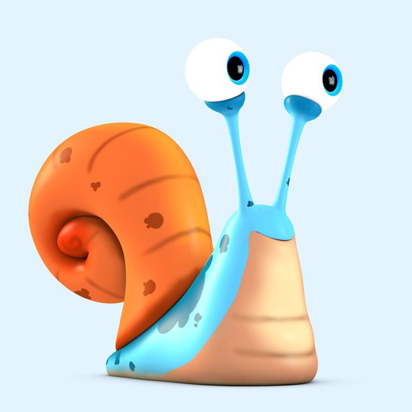 Cartoon Snail glTF Models for Download | TurboSquid