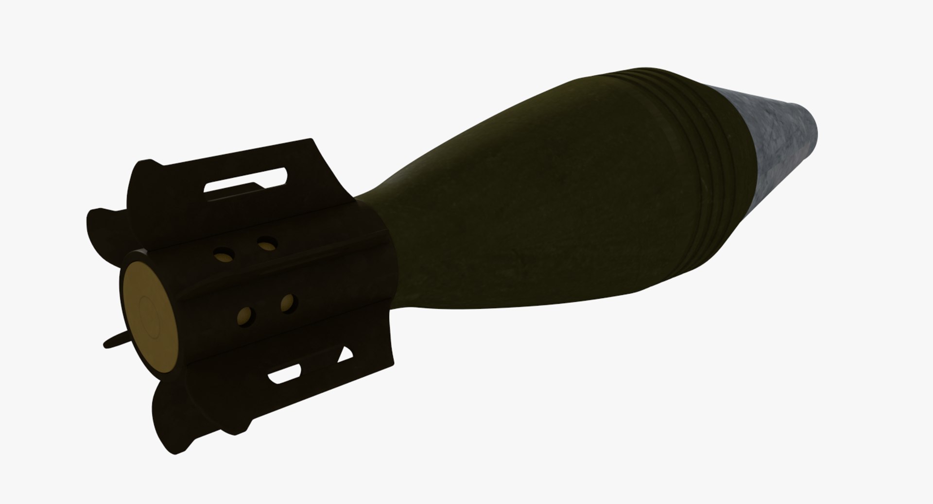 3d Model M49a2 60mm Explosive Mortar