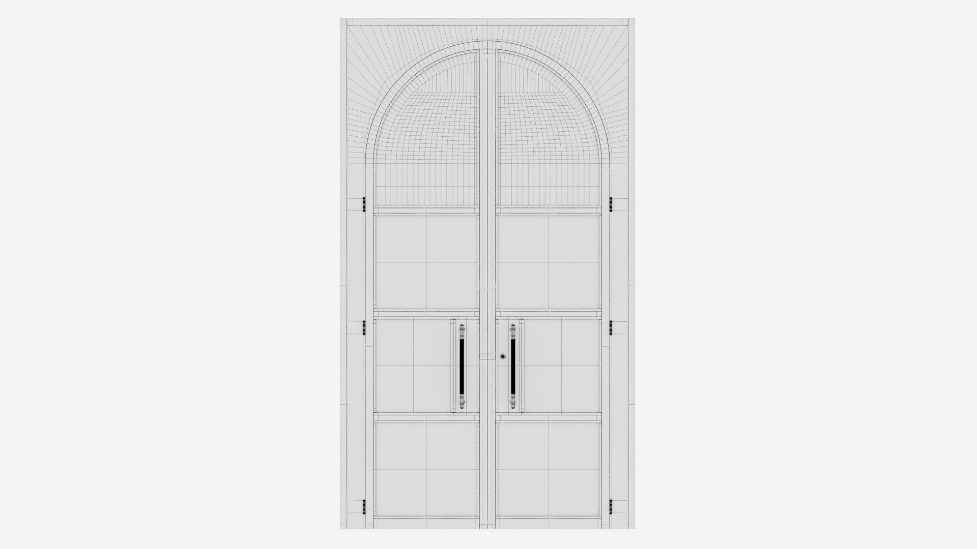 Aluminium door 332 3D - TurboSquid 2063975