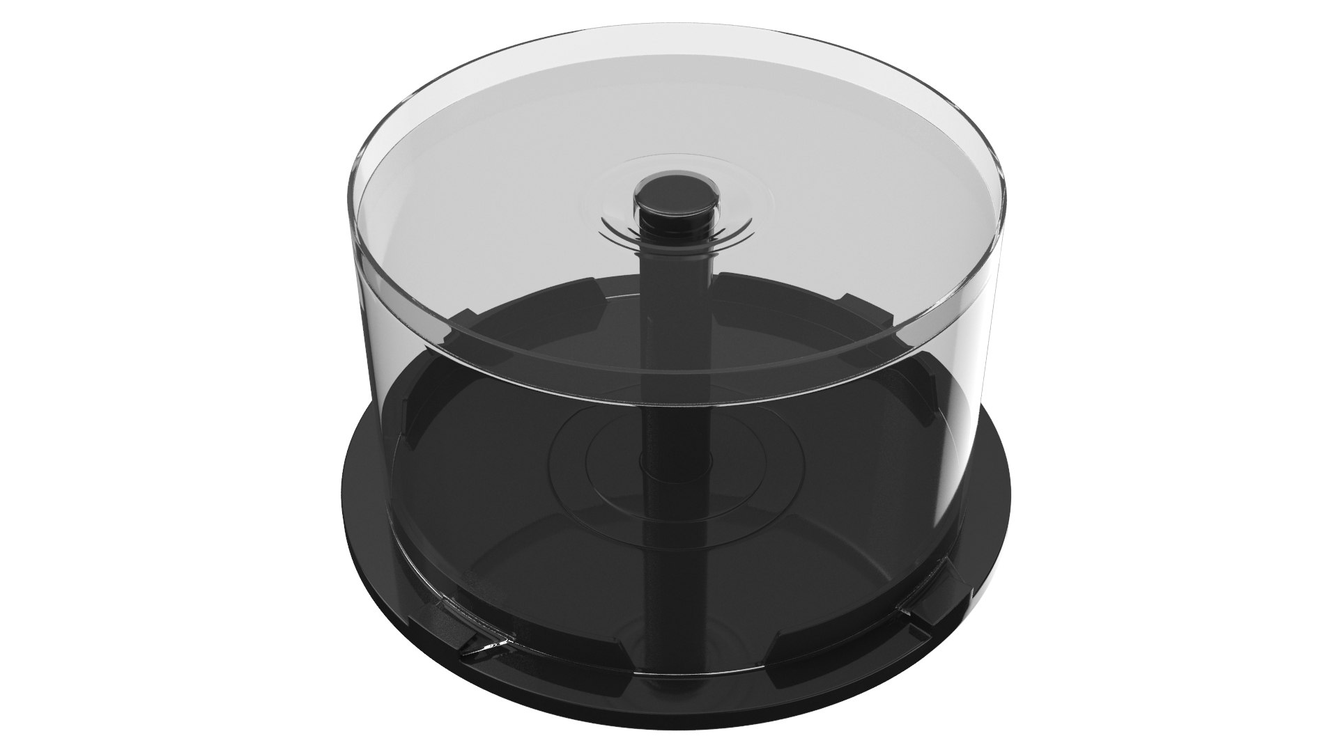 3D Model CD Plastic Cake Case - TurboSquid 1853282