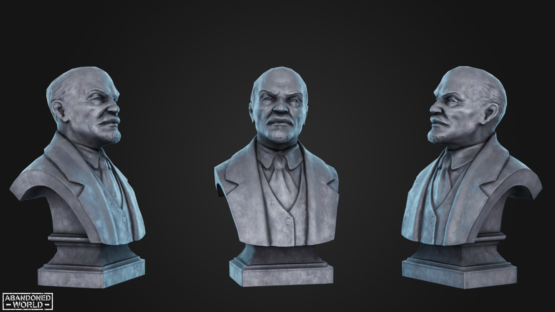 Lenin Bust 3D model - TurboSquid 2176229