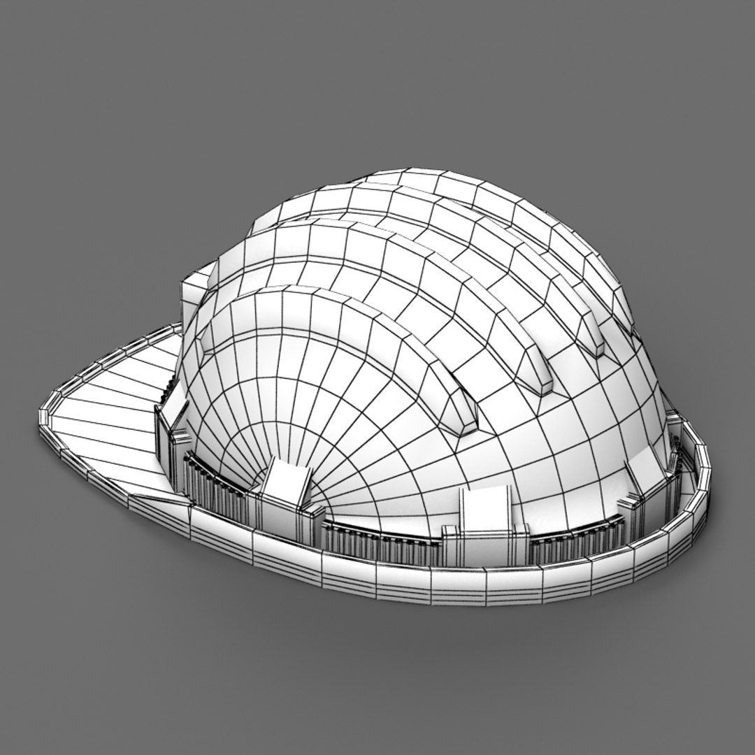 Hat Safety Safe 3d Max