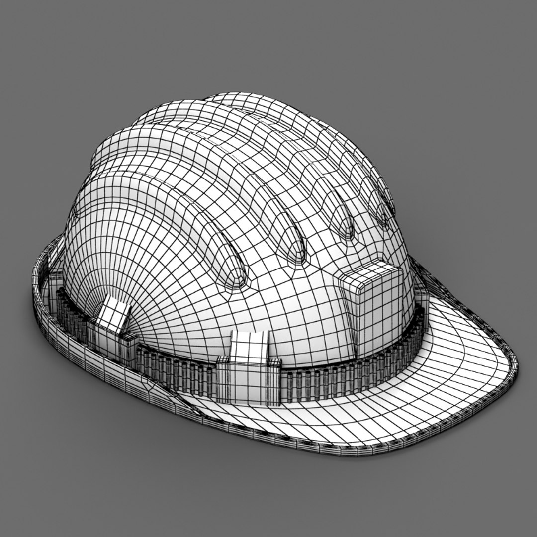 Hat Safety Safe 3d Max