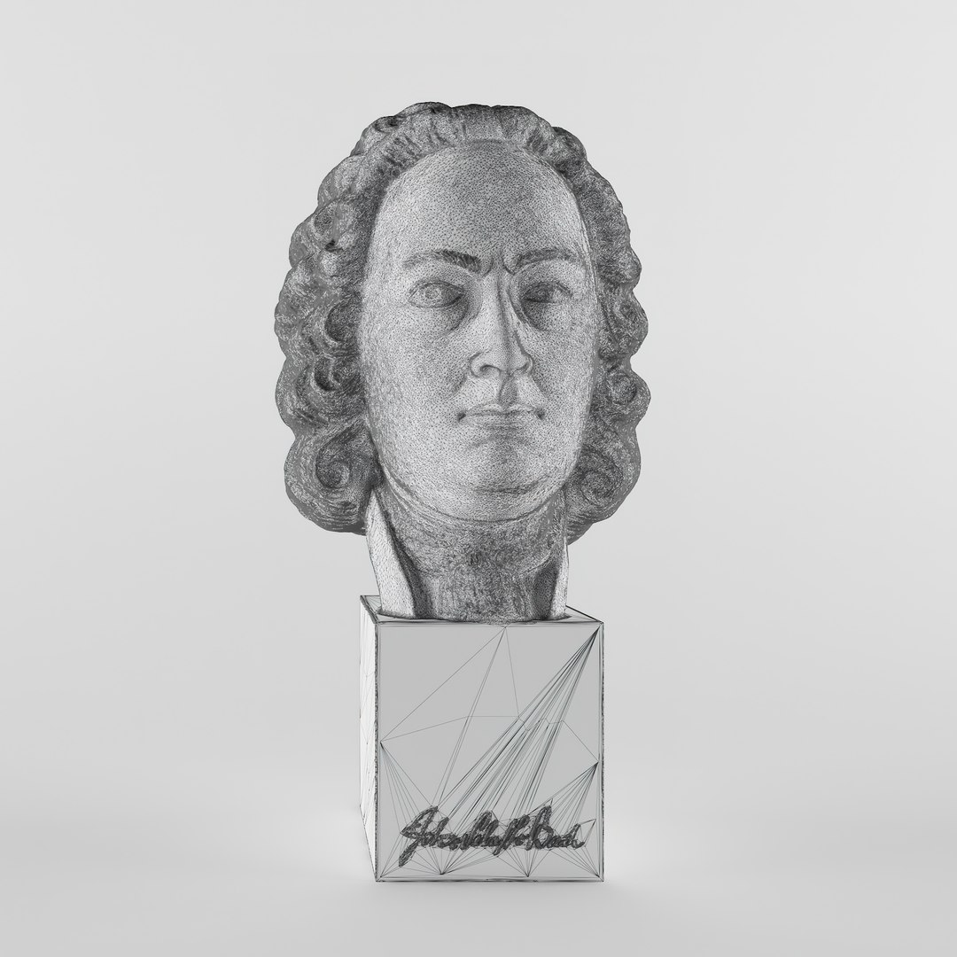 Johann Sebastian Bach 3D Model - TurboSquid 1896980