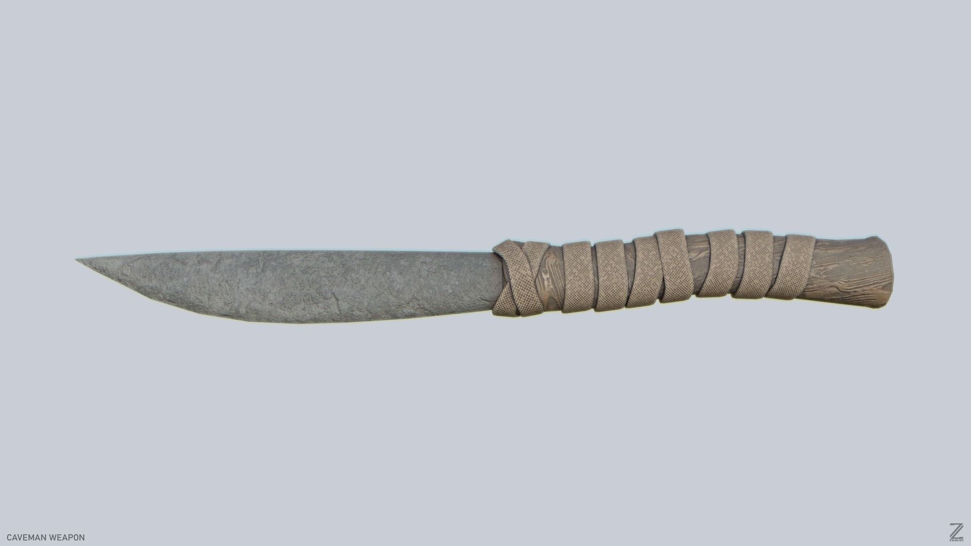 Caveman Weapon Model - TurboSquid 2241641