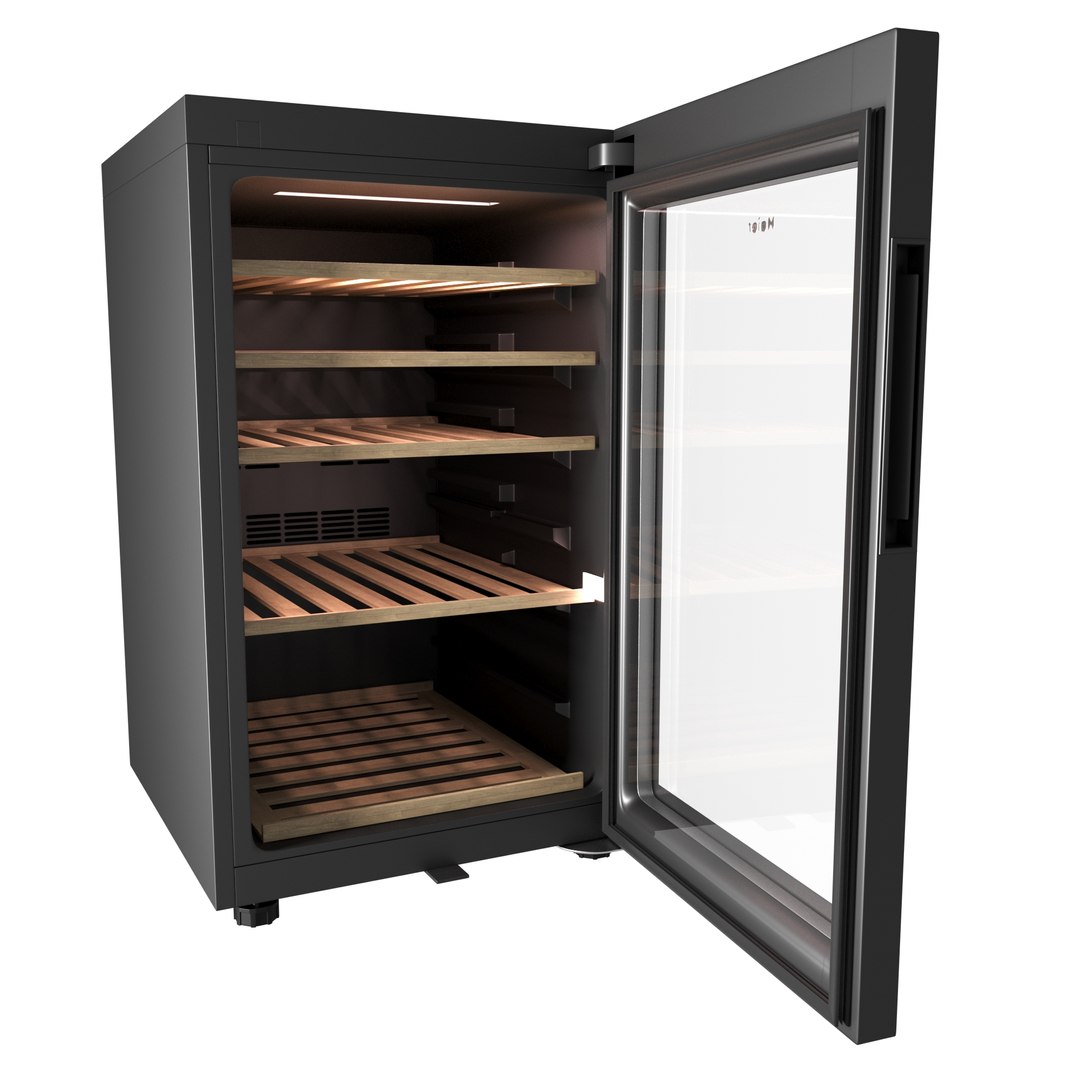 3D Wine Cabinet Refrigerator Haier FWC49GA - TurboSquid 2149461