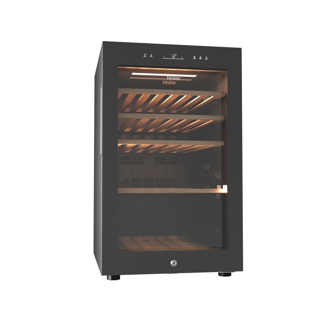 3D Wine Cabinet Refrigerator Haier FWC49GA - TurboSquid 2149461