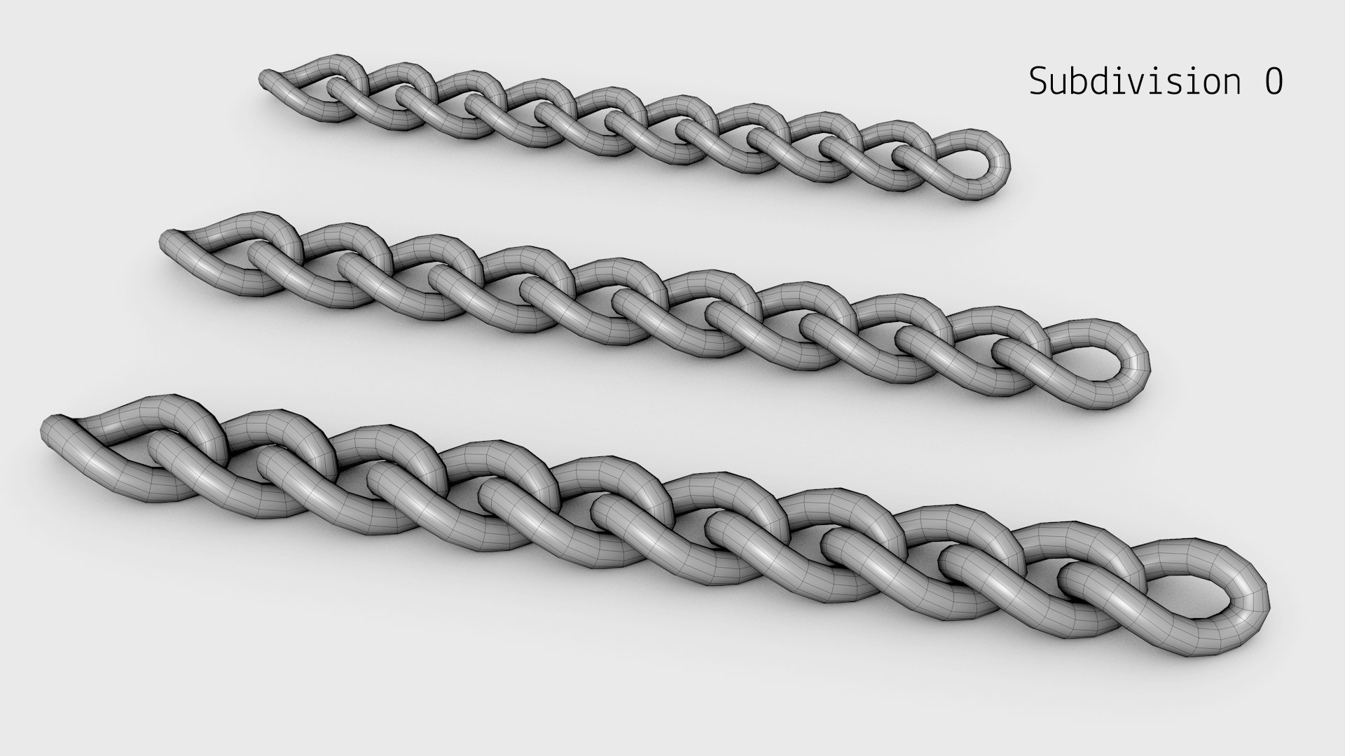 Cordino Chain Link 3D Model - TurboSquid 1646326