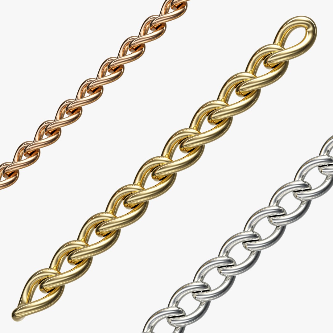 Cordino Chain Link 3D Model - TurboSquid 1646326