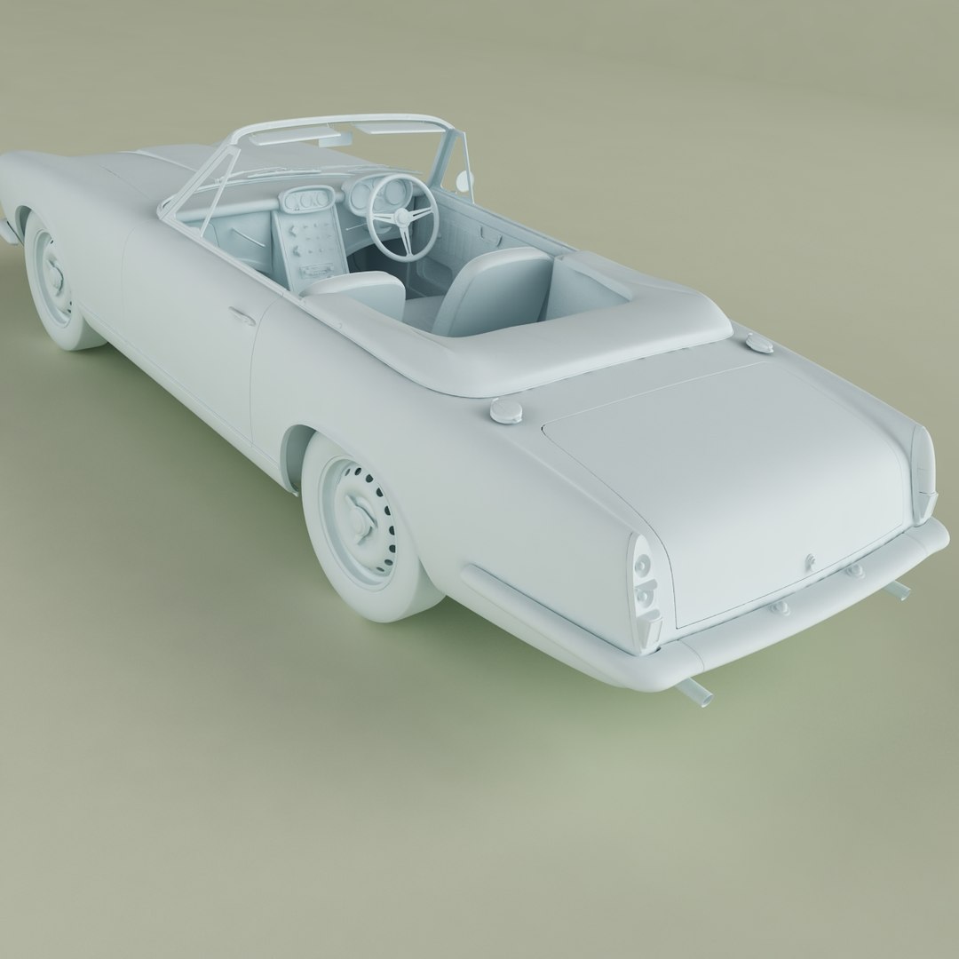 Gordon-keeble Gk1 Convertible 3D - TurboSquid 1304968