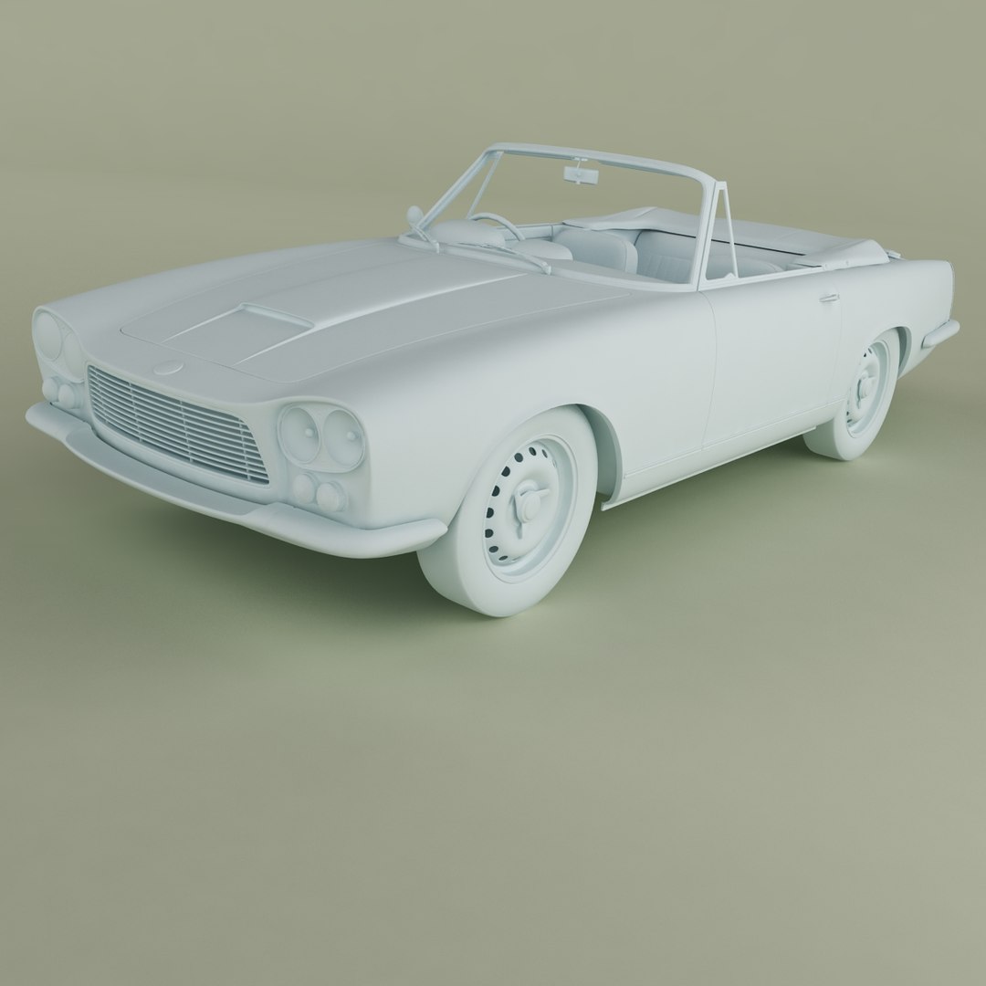 Gordon-keeble Gk1 Convertible 3D - TurboSquid 1304968
