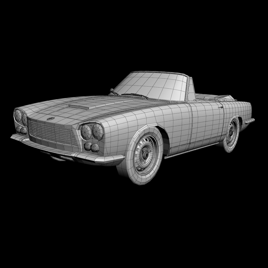 Gordon-keeble Gk1 Convertible 3D - TurboSquid 1304968