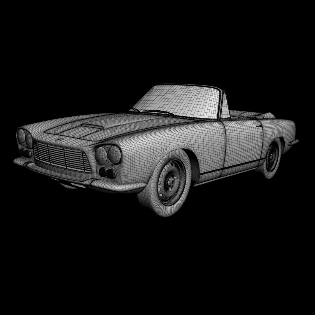 Gordon-keeble Gk1 Convertible 3D - TurboSquid 1304968