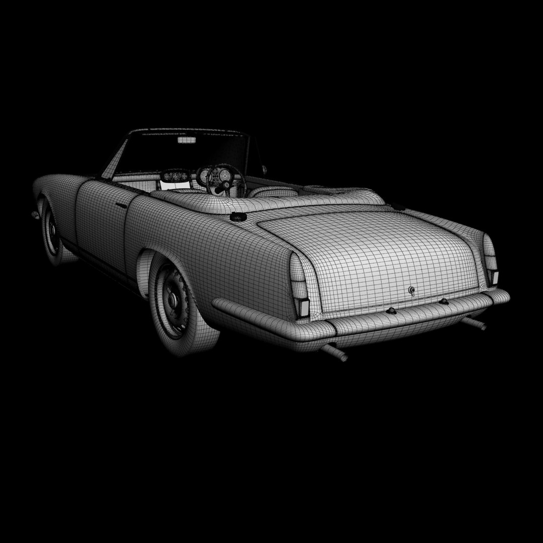 Gordon-keeble Gk1 Convertible 3D - TurboSquid 1304968