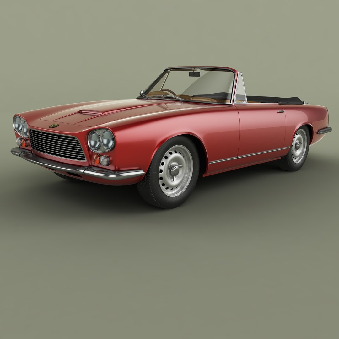 Gordon-keeble Gk1 Convertible 3D - TurboSquid 1304968