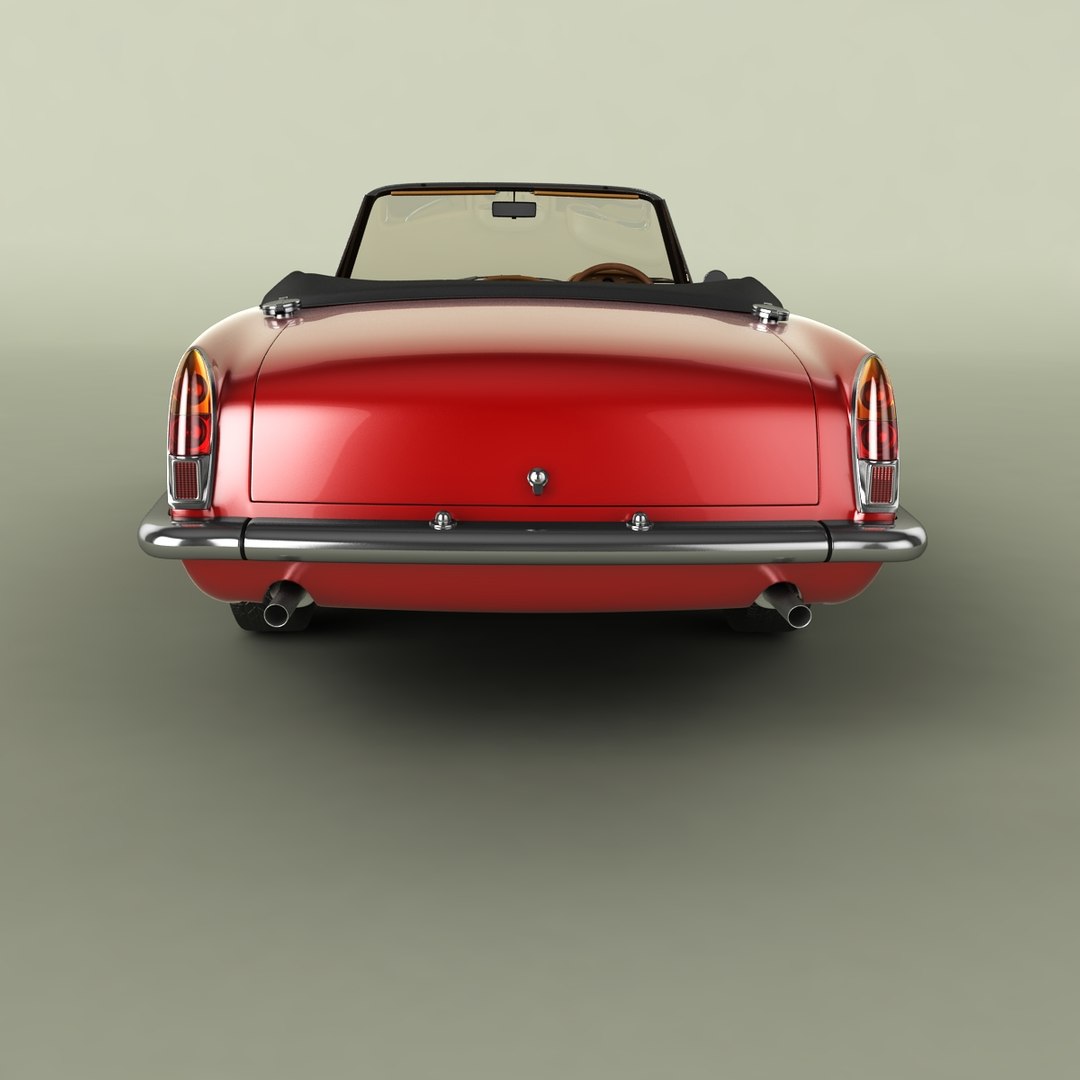 Gordon-keeble Gk1 Convertible 3D - TurboSquid 1304968