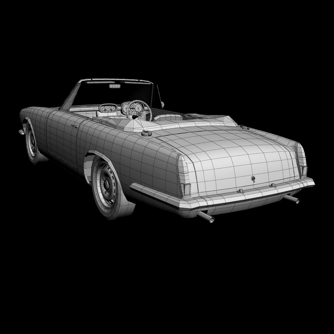 Gordon-keeble Gk1 Convertible 3D - TurboSquid 1304968