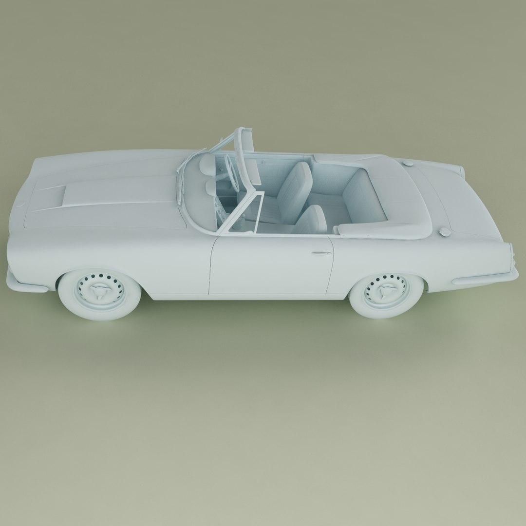 Gordon-keeble Gk1 Convertible 3D - TurboSquid 1304968