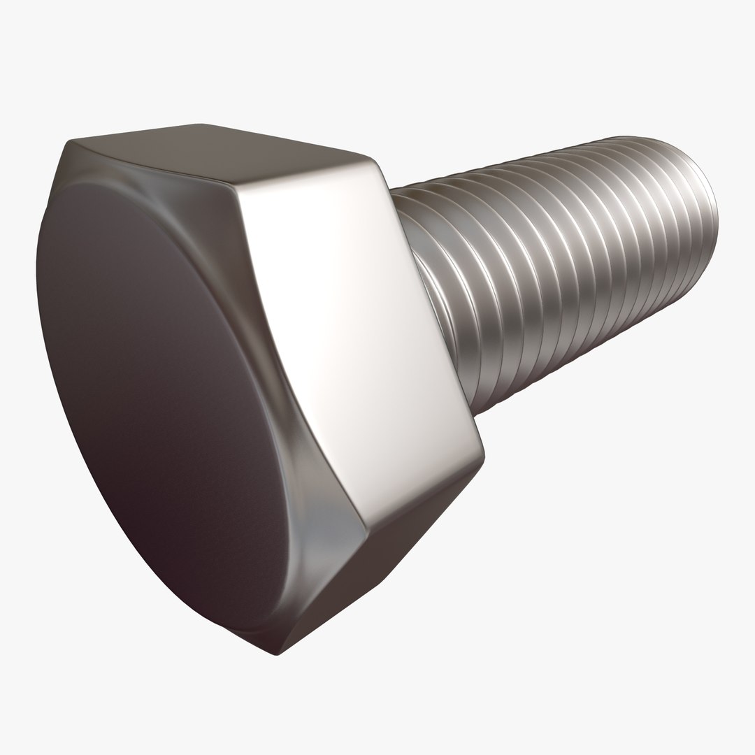 Hex Bolt 3d Model