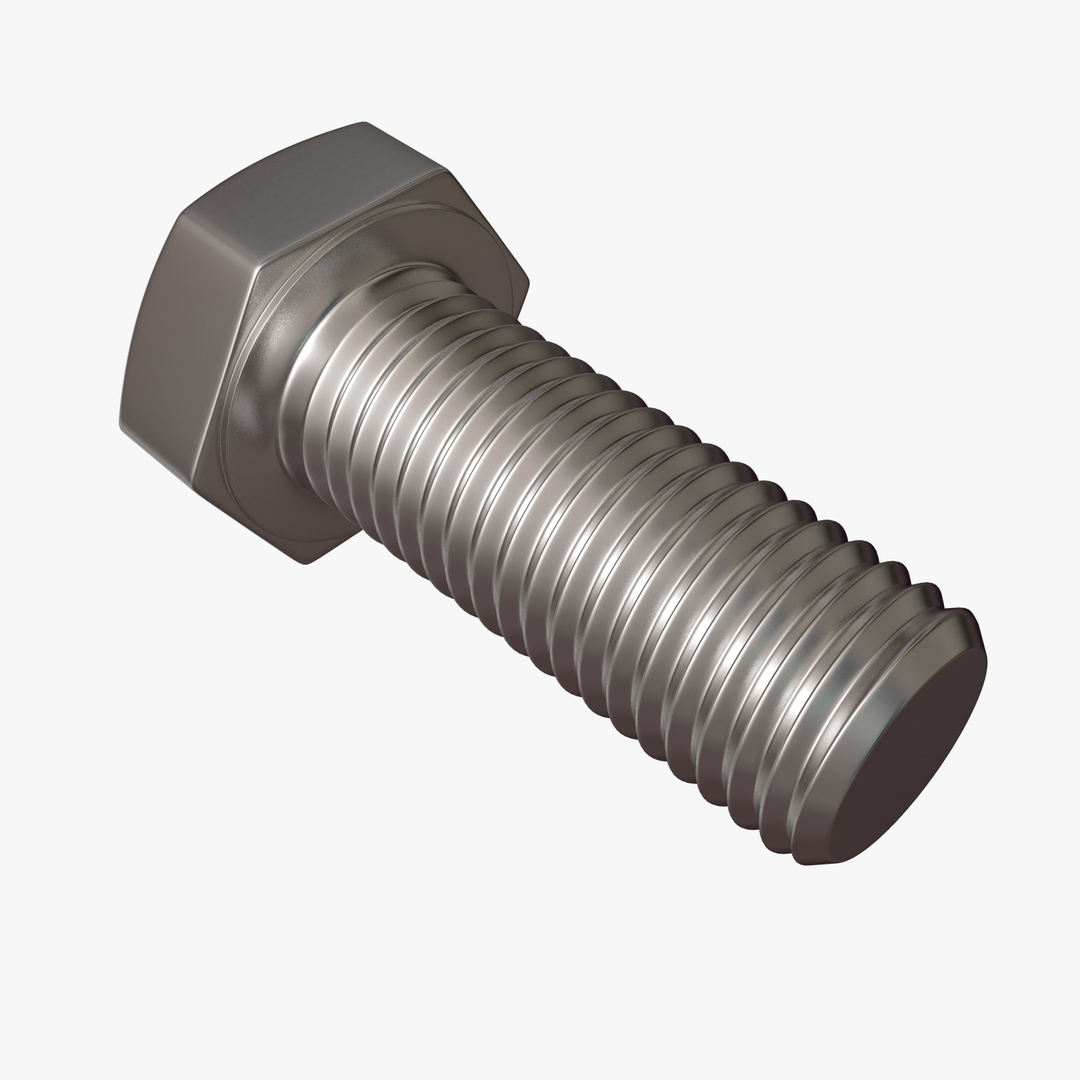 hex bolt 3d model