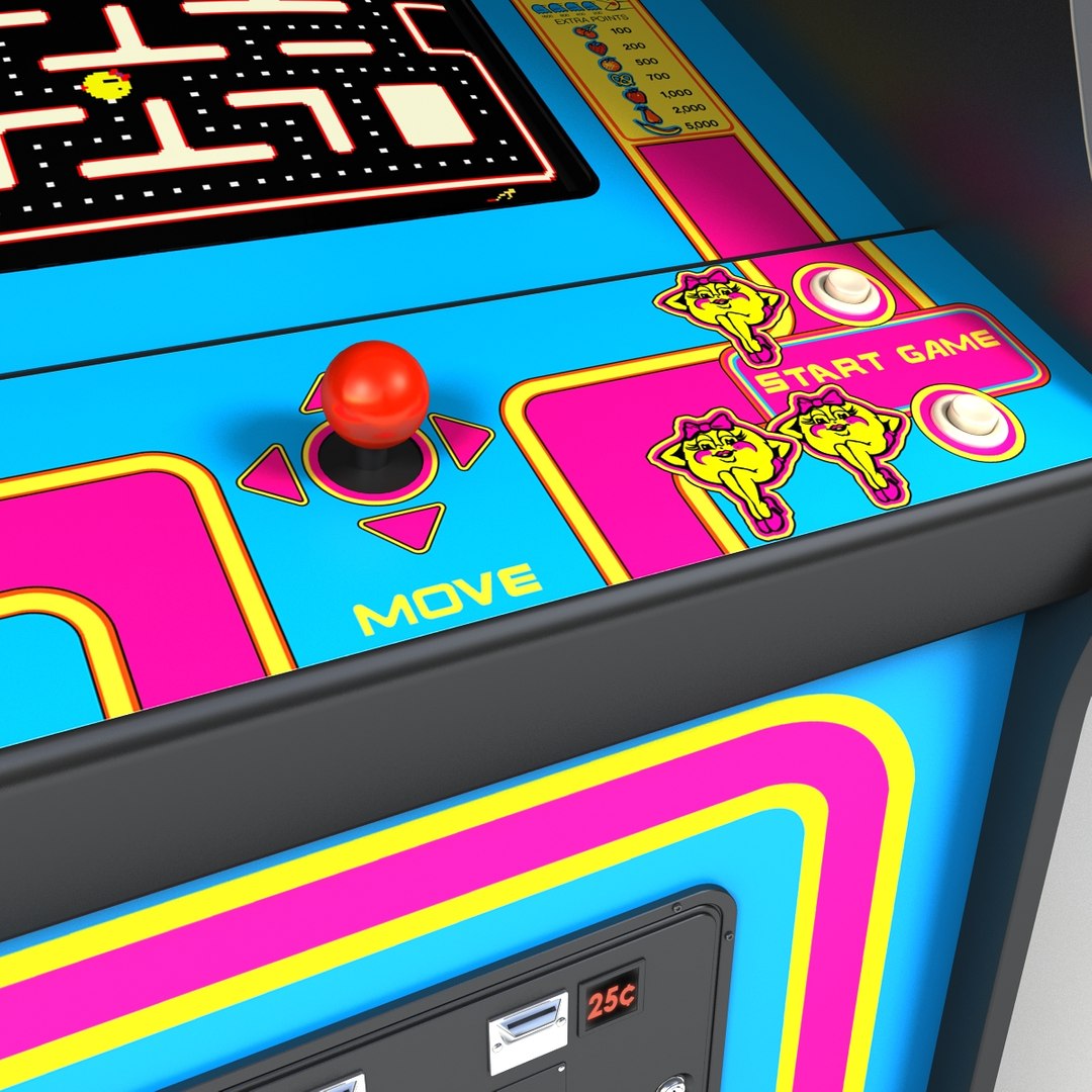 3d Ms Pac-man Arcade
