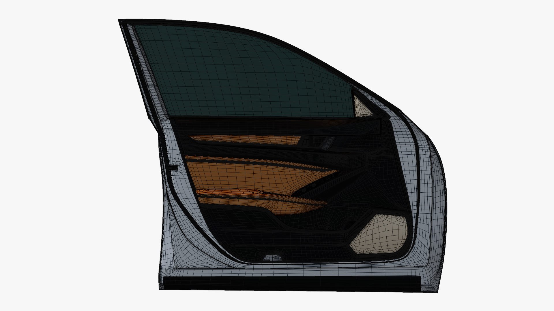 Sedan Car Door 3D Model - TurboSquid 2270029