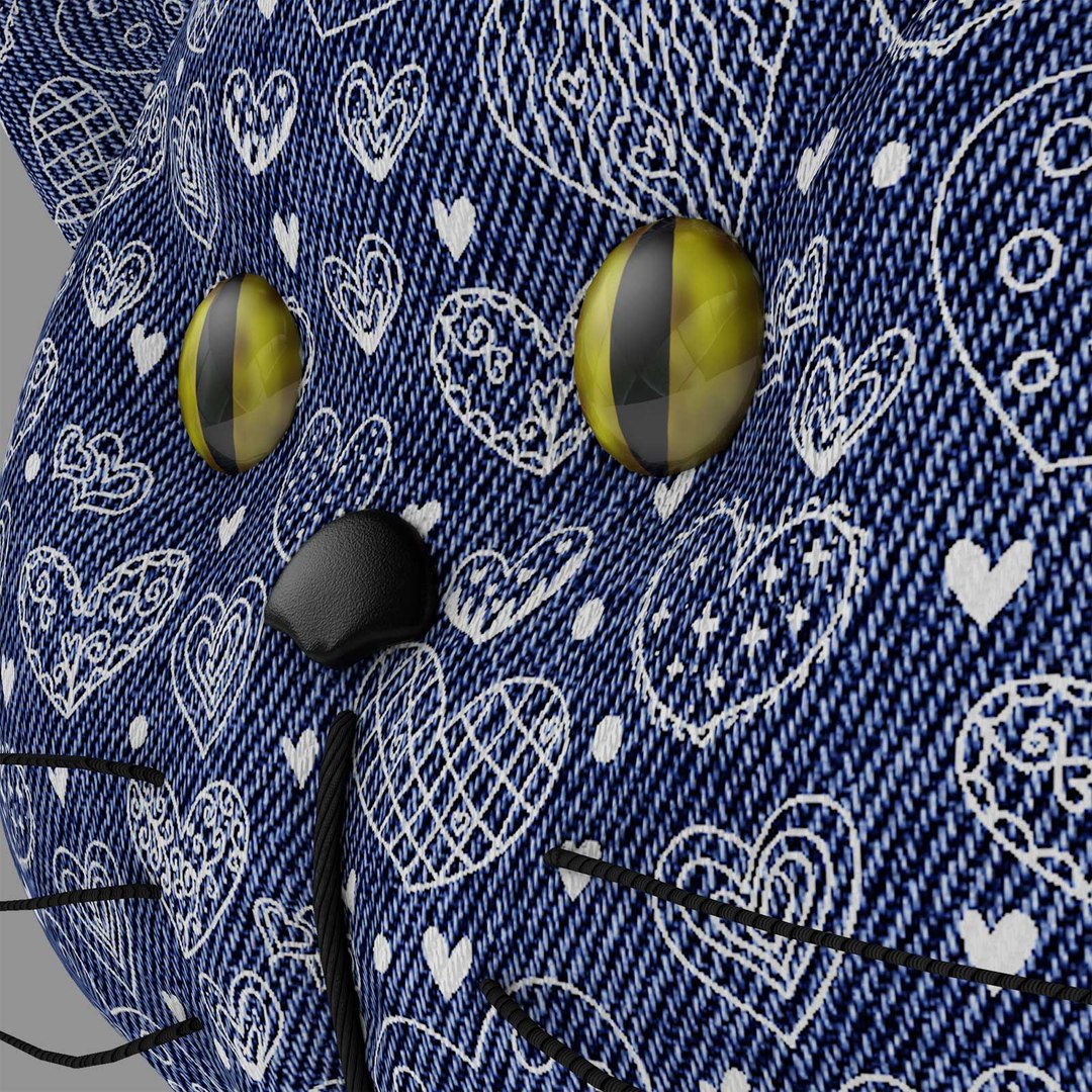 3D soft toy cat model - TurboSquid 1213485