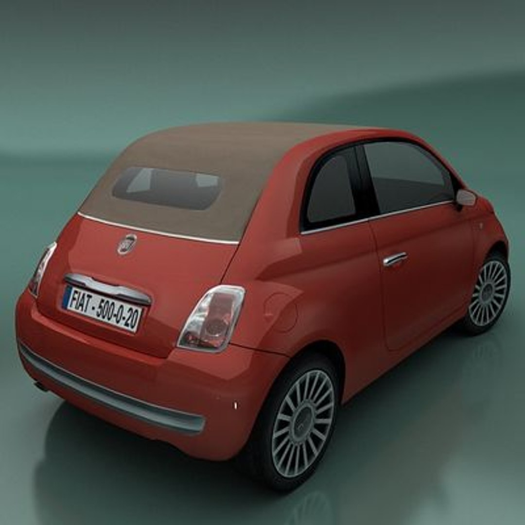 Fiat 500 3d Model