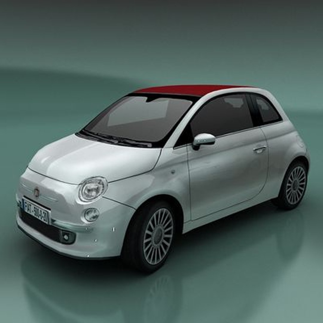 Fiat 500 3d Model