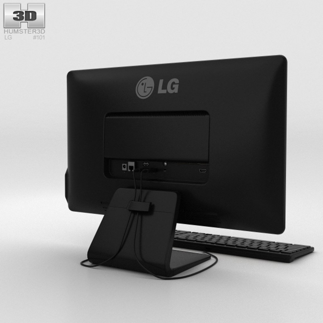 3D lg chromebase black - TurboSquid 1246779