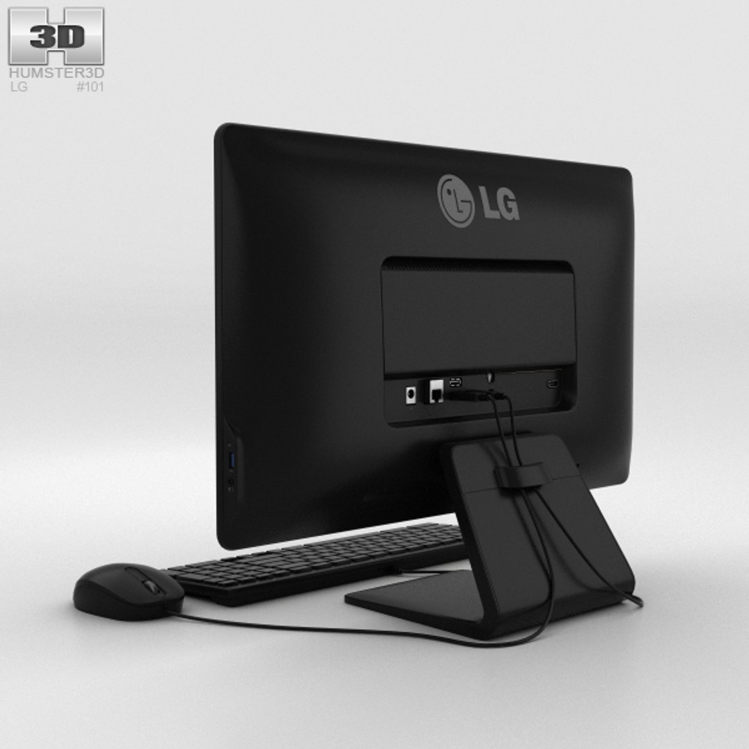 3D lg chromebase black - TurboSquid 1246779