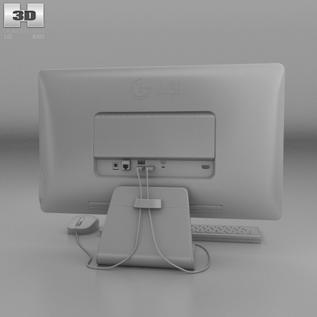 3D lg chromebase black - TurboSquid 1246779