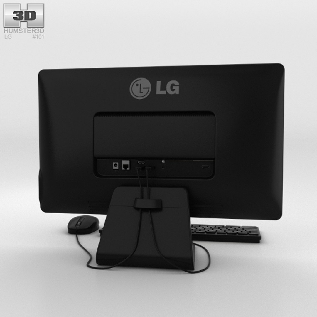 3D lg chromebase black - TurboSquid 1246779