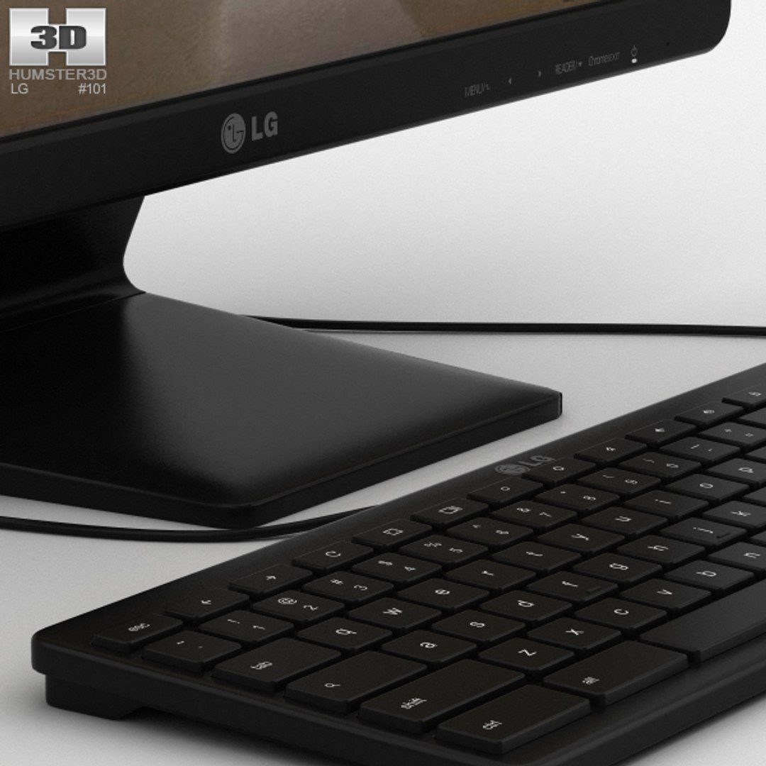 3D lg chromebase black - TurboSquid 1246779