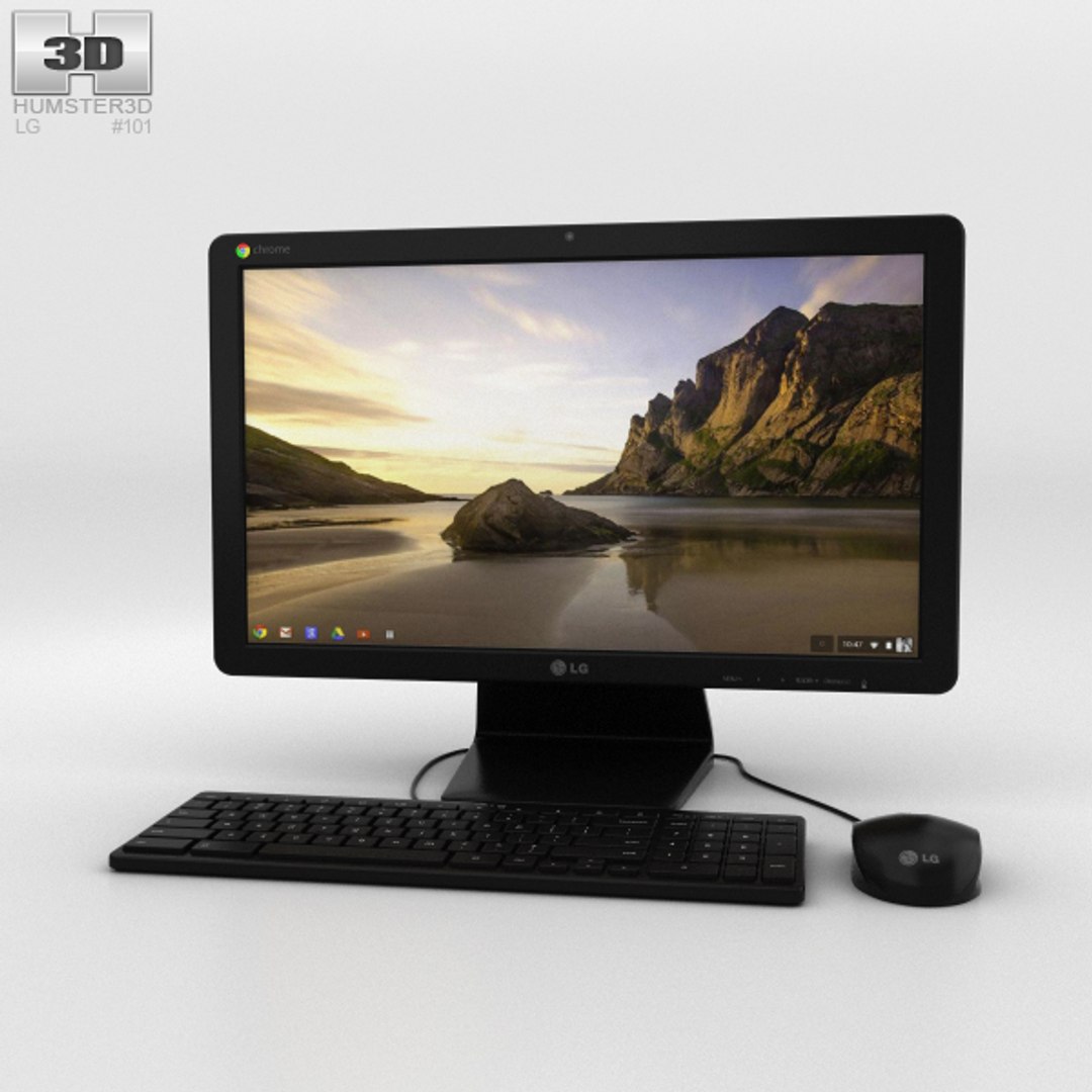 3D lg chromebase black - TurboSquid 1246779